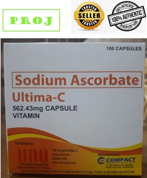 Ultima C Vitamin / Sodium Ascorbate (6 Boxes = 600pcs capsules) | Lazada PH