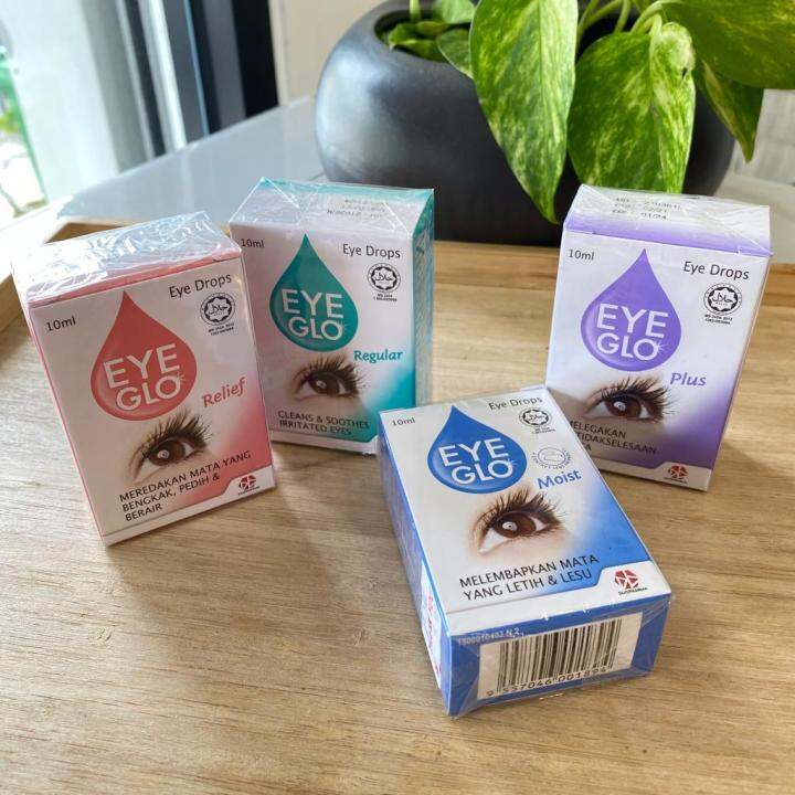 Eye Glo Plus, Relief, Regular, Moist 10ml | Lazada