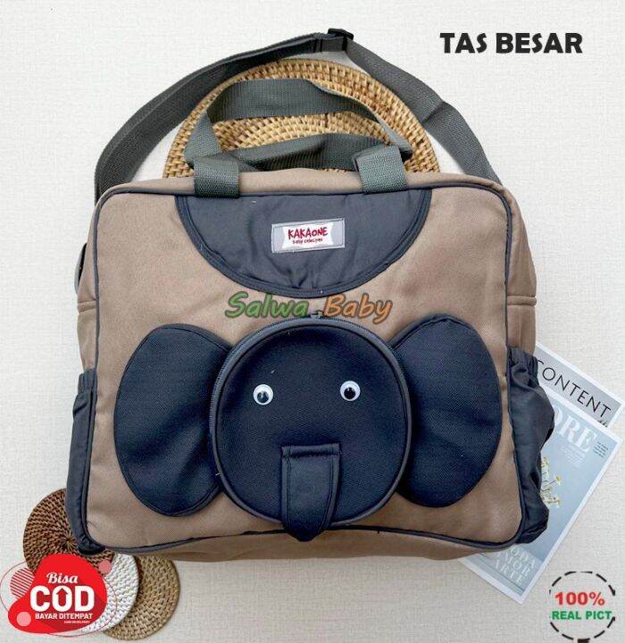 Nanaku Baby - Tas Bayi Besar Tas Perlengkapan Bayi Motif Elephant ...