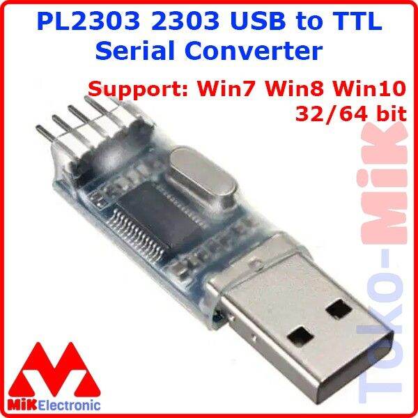 MODUL PL2303 2303 USB TO TTL SERIAL CONVERTER ISP ARDUINO RASPBERRY PI | Lazada Indonesia