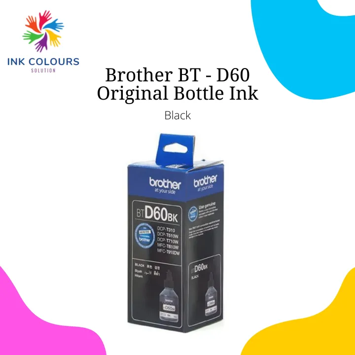 BROTHER BT-D60 Black Original Ink Bottle | Lazada PH