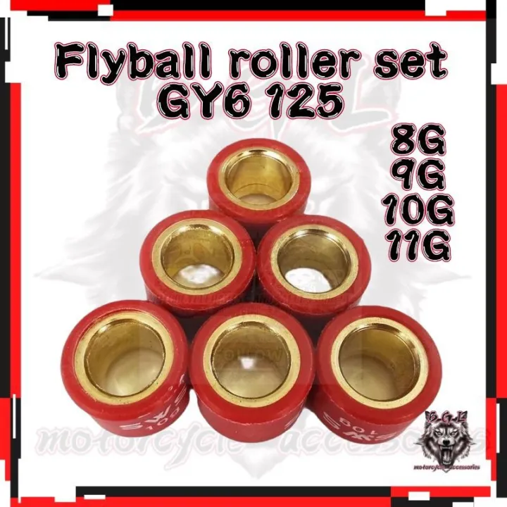 BGL Motorcycle flyball roller set gy6 125(8g/9g/10g/11g) | Lazada PH