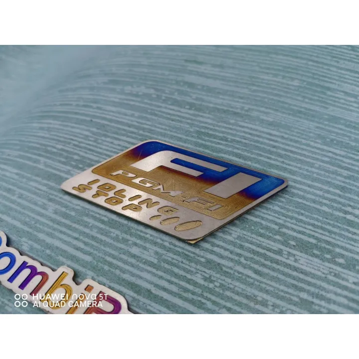 Explosive models Titanium Honda Fi Emblem (2 Tone) Click V1(125150cc ...