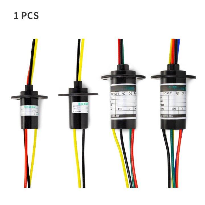 【HOT】 ☂ 1PC micro slip ring conductive 2/3/4/6/8 electrical collector ...