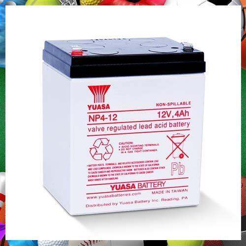 Yuasa NP4-12 12V 4Ah 20hr Battery 12 Volts 4 Ampere UPS replaces 12V ...