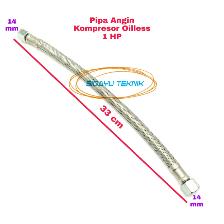 Pipa Angin Kompresor Silent 1HP | Lazada Indonesia