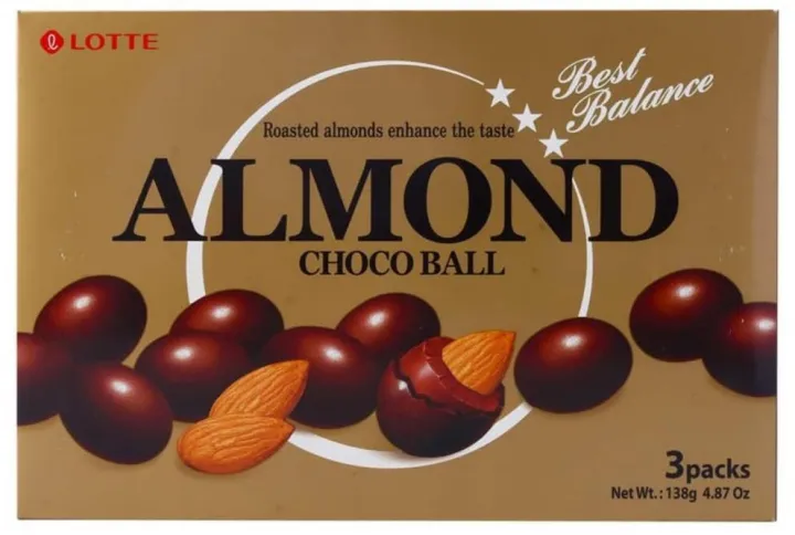Lotte Almond Choco Ball 46g x 3packs | Lazada PH