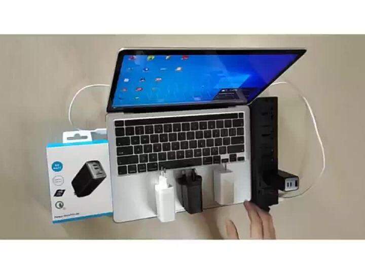 65W Pengecas Gallium Nitrida PD65W Pengecas efon Bimbit Pengecas Pantas ...