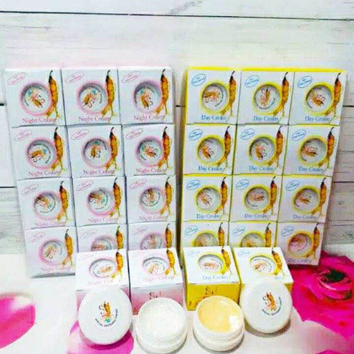1 LUSIN Cream Siang dan malam SJ Sinjung Extra Ginseng Original ...