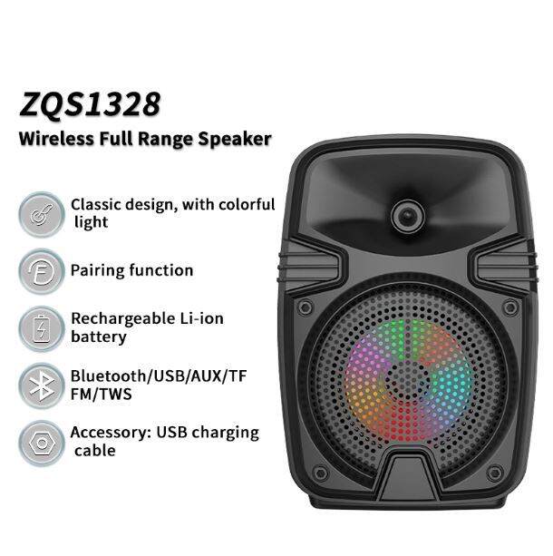 Speakers Bluetooth Super Bass 8W Bluetooth Portable RGB Light Mini Speaker 3 Inch ZQS-1328 | Lazada