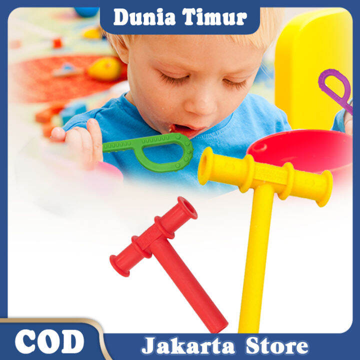 Chewy Tube / Kunyah Anak Teether / Alat Terapi Wicara Anak Untuk ...