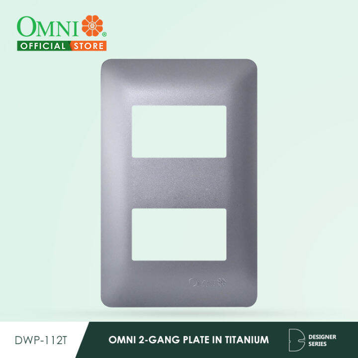 OMNI 2-Gang Plate in Titanium - DWP-112T | Lazada PH