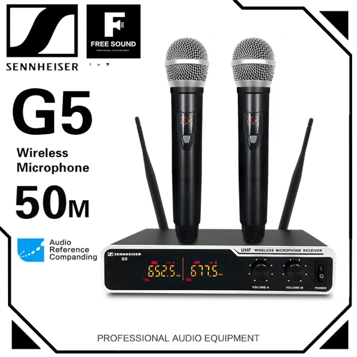 Wireless microphone, model G5, good sound, good suction, not tired ...