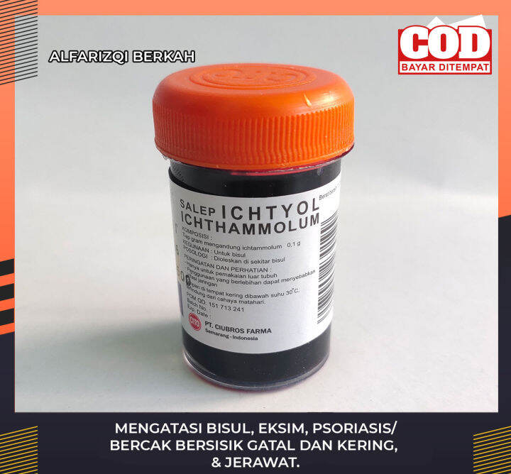 Salep Hitam Untuk Bisul Ichtyol 15gr, Salep Hitam Obat Bisul, Salep Hitam Bisul, Salep Bisul ...