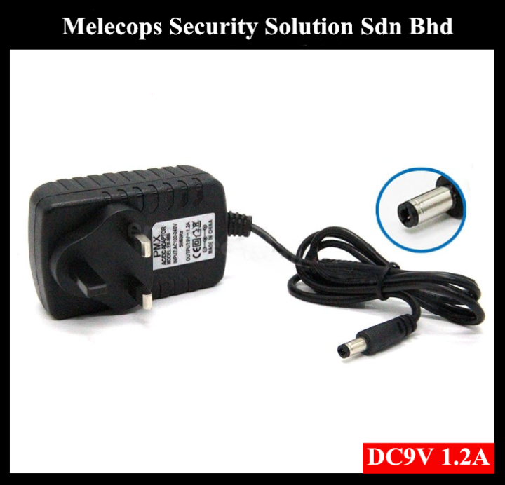 PMX EM988 DC9V 1.2A AC To DC 3 Pin Adaptor | Lazada