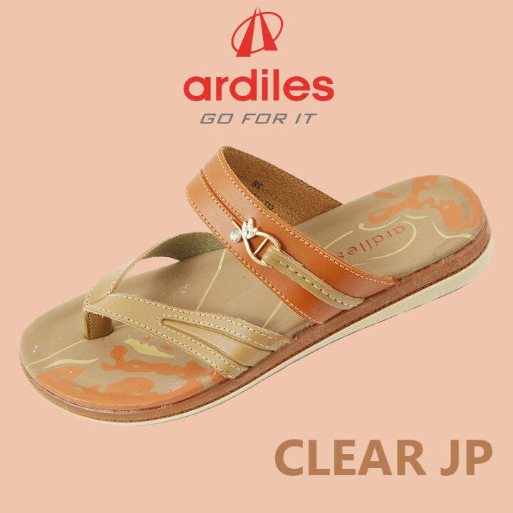 Ardiles Slip Sandal Wanita Kekinian Gaya Korea Simpel coklat Terbaru ...