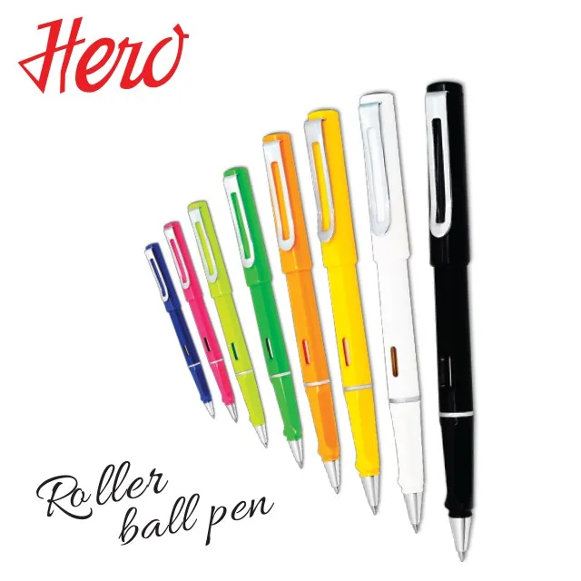 HERO ปากกาโรลเลอร์ (ROLLER PEN) 0.5 mm 1 Set | Lazada.co.th