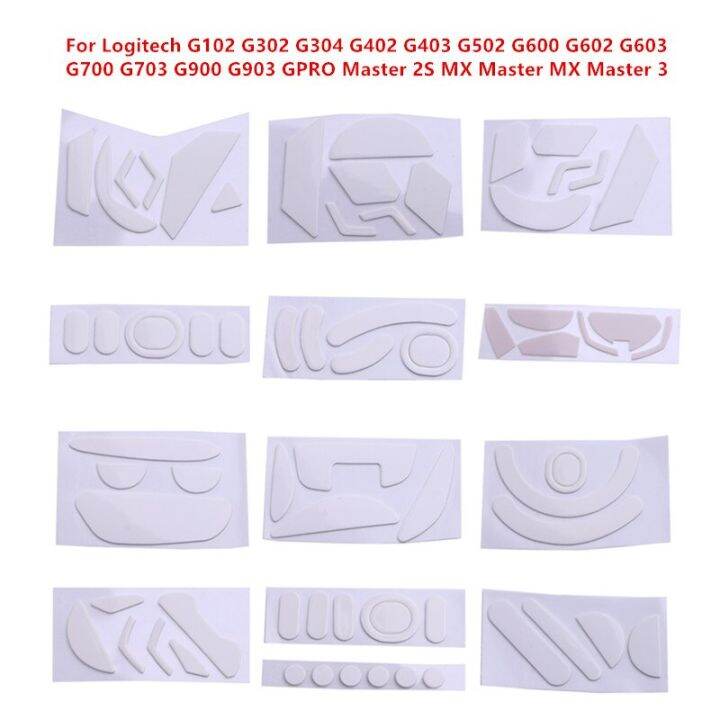 1 Set Mouse Feet Mouse Skates Stickers Pad Replacement For Logitech ...
