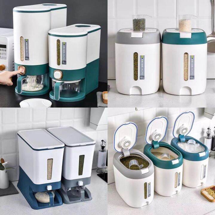 rice dispenser rice dispenser 25 kg rice dispenser 10kg 12KG Rice ...