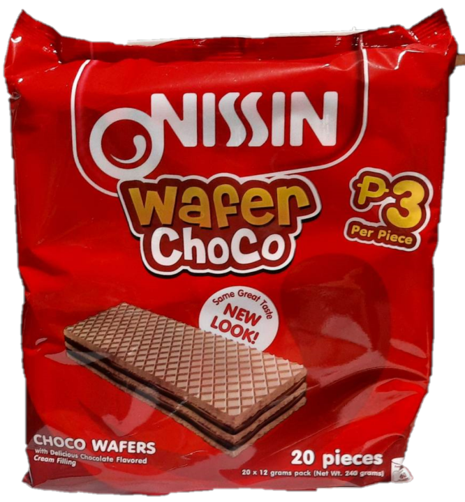 NISSIN CHOCO WAFER 20 PIECES 240 GRAMS | Lazada PH