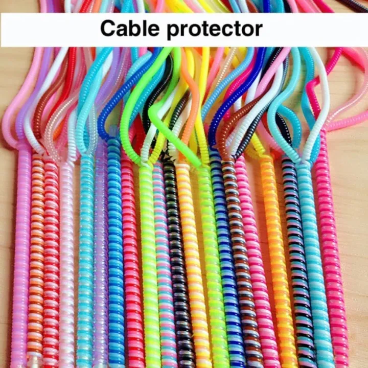 Pelindung Kabel 3 Warna Cord Spiral Cable Protector | Lazada Indonesia