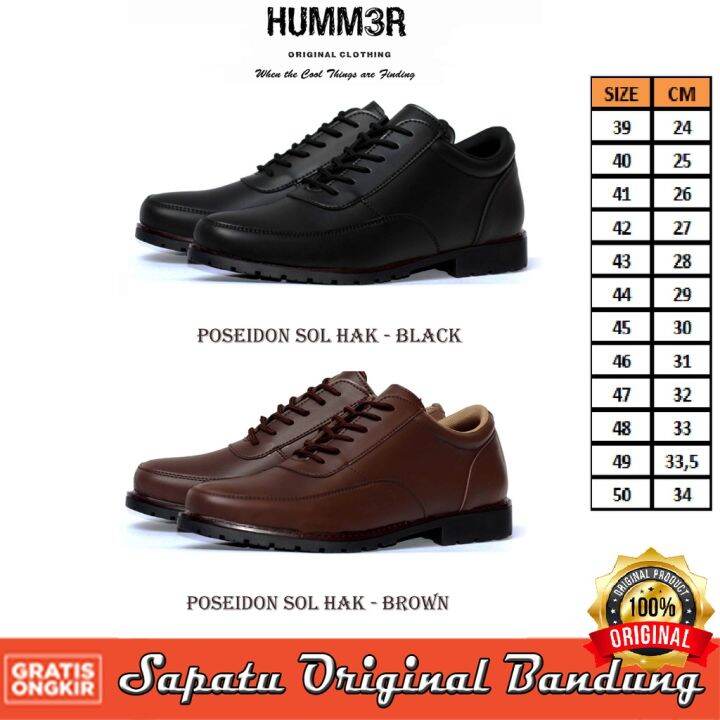 Sepatu Big Size 44 45 46 47 48 49 50 51 52 Kerja Pantofel Tali Ukuran ...