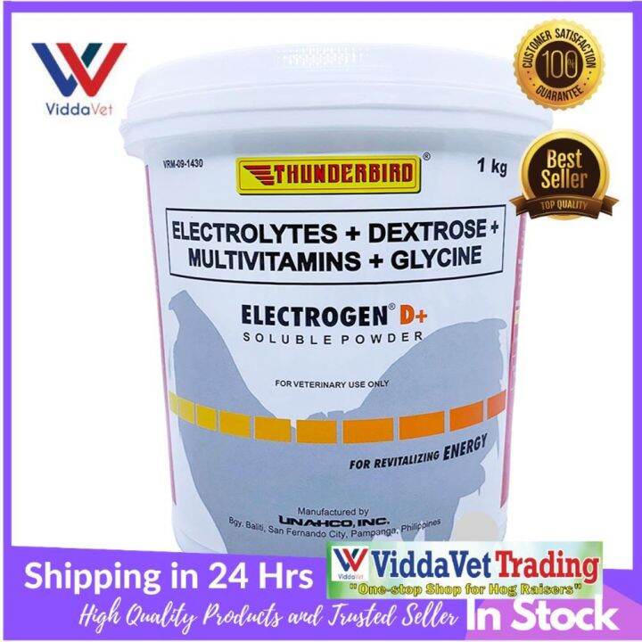 1 kilogram Electrogen D Electrolytes Thunderbird for animals ...