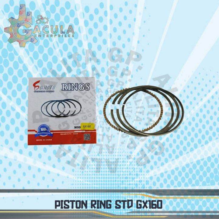 Piston Ring Std Gx160 6.5hp 5.5hp Gasoline Engine | Lazada PH