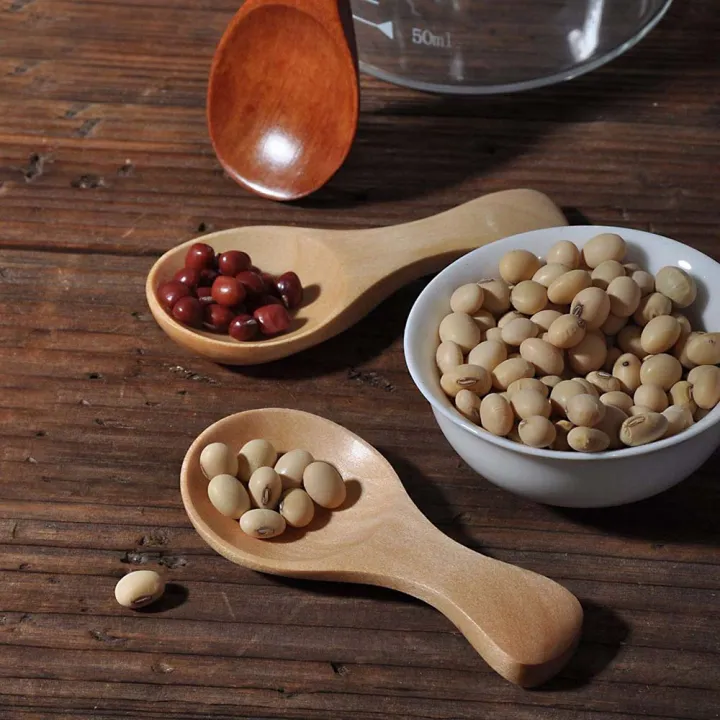 VHVP อุปกรณ์ในครัวชาขนาดเล็กสไตล์จีน,ช้อนตักกาแฟช้อนทำจากไม้น้ำตาล ...