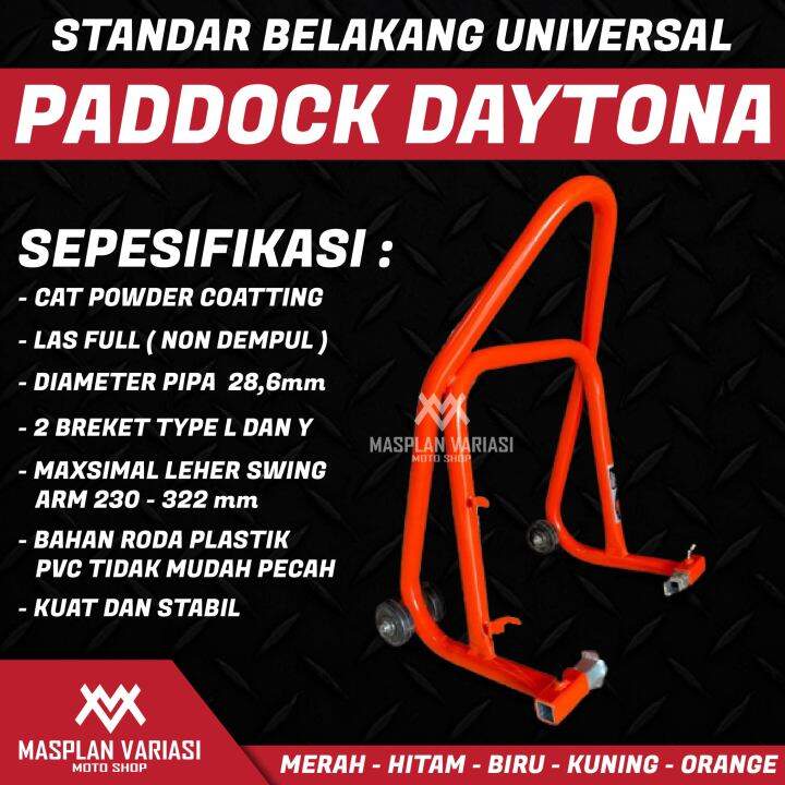 Standar Paddock Daytona Standar Belakang Double Breket Universal Untuk ...