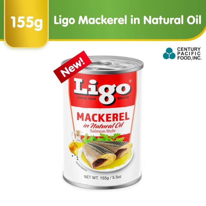 Ligo Mackerel in Natural Oil 155g | Lazada PH