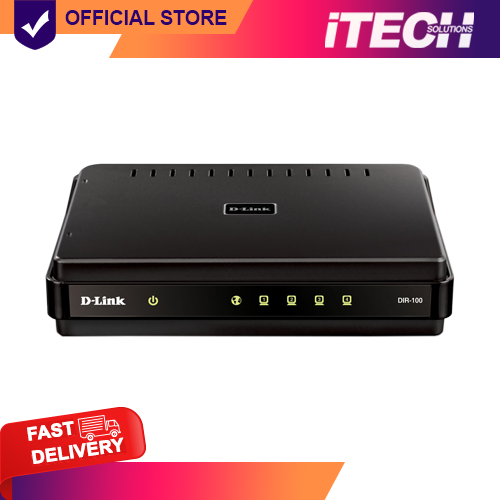 D-LINK DIR-100 ETHERNET BROADBAND ROUTER W/ 4PORTS | Lazada PH