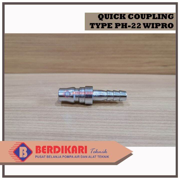 COUPLER MALE KOPLER QUICK COUPLING SAMBUNGAN ANGIN KOMPRESOR PH 22 ...
