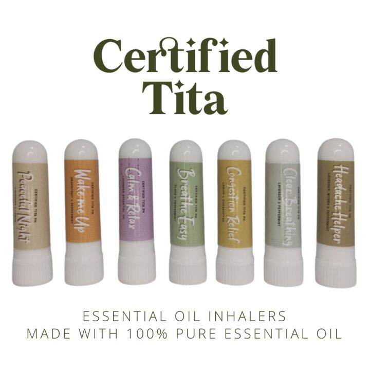 Essential Oil Inhalers Certified Tita PH Natural Inhalers Nasal Inhaler ...