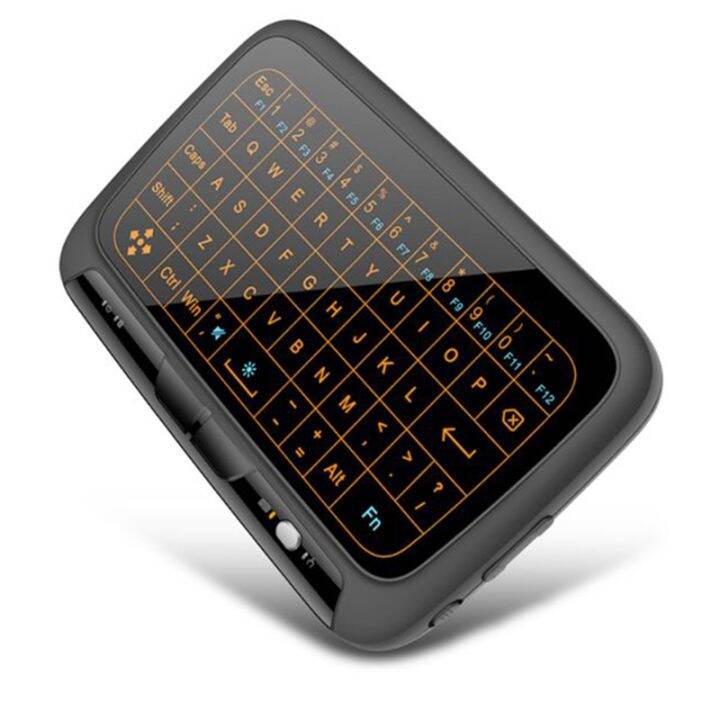 Mini Wireless Keyboard H18 Plus 2.4GHz with Full Touchpad Backlight Function Air Mouse Keyboards ...