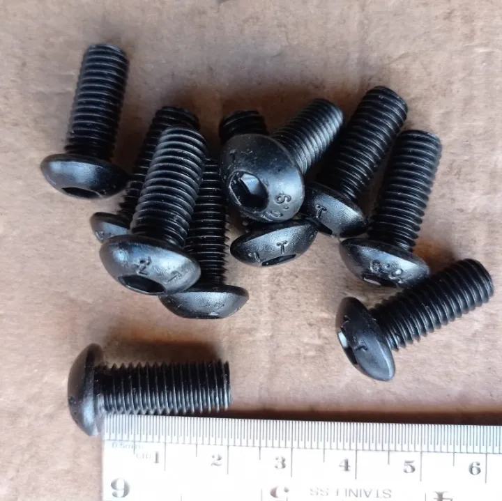 BAUT L BUTTON M8 X 20 BAJA / BAUT L M8 X 20 BUTTON / BAUT L BUTTON M8X20 BAJA HITAM / BAUT M8 ...