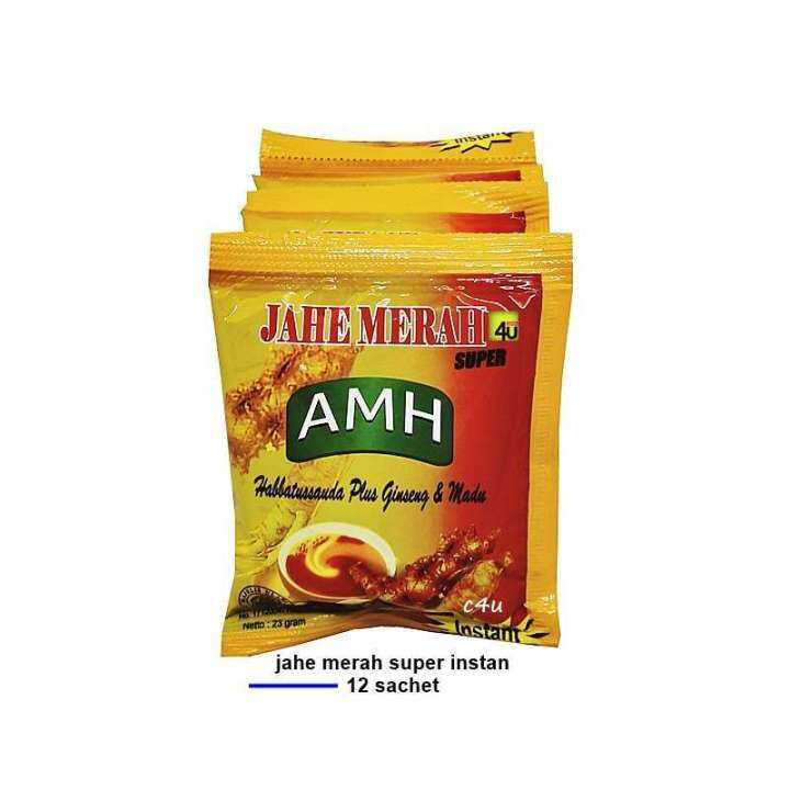 Rencengan Jahe Merah Super AMH jahe instant 12 Sachet | Lazada Indonesia Rencengan Jahe Merah Super AMH jahe instant 12 Sachet | Lazada Indonesia