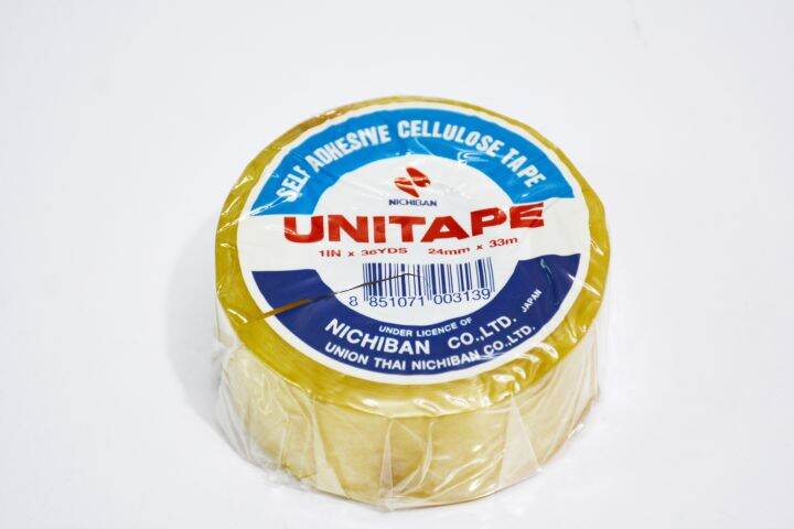 (ยูนิ)เทปใสUNITAPE 1"*36Y แกนเล็ก | Lazada.co.th