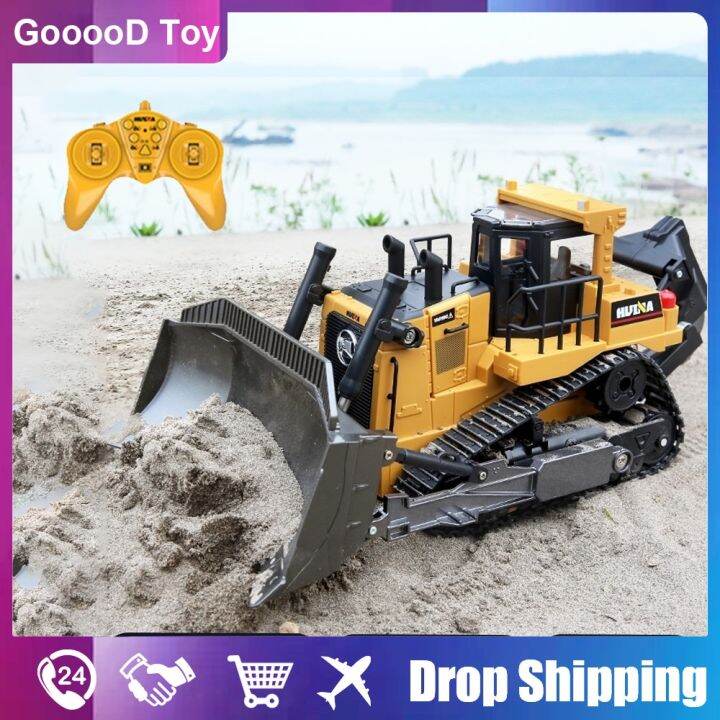 HUINA 569 Car Toys 1:16 1/24 RC Truck Model Remote Controlled Bulldozer ...