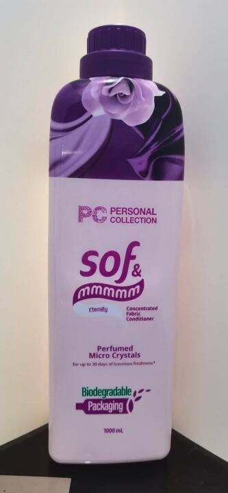 sof & mmmmm Concentrated Fabric Conditioner Eternity 1000ml | Lazada PH