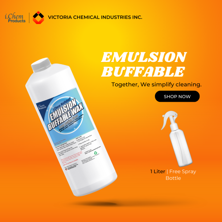 ICHEM PRODUCT EMULSION BUFFABLE WAX LITER (Stone Crystallizer, Marbles ...