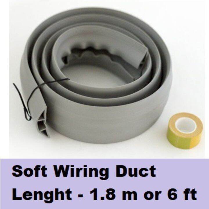 Flexible Rubber Floor Moulding Molding Soft Wiring Duct 1.8m or 6 feet ...