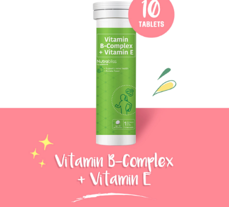 NUTRABLISS WS Vitamin B-Complex + Vitamin E 2500mg 1 Effervescent ...