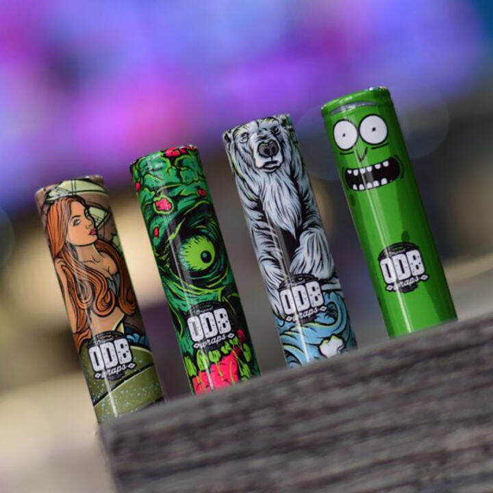 5PCS Pack 18650 Battery Wrap 21700 Lithium Sticker Heat Shrink ...