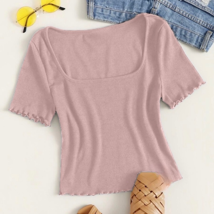 PLUS SIZE Square Neck Basic Top | Lazada PH