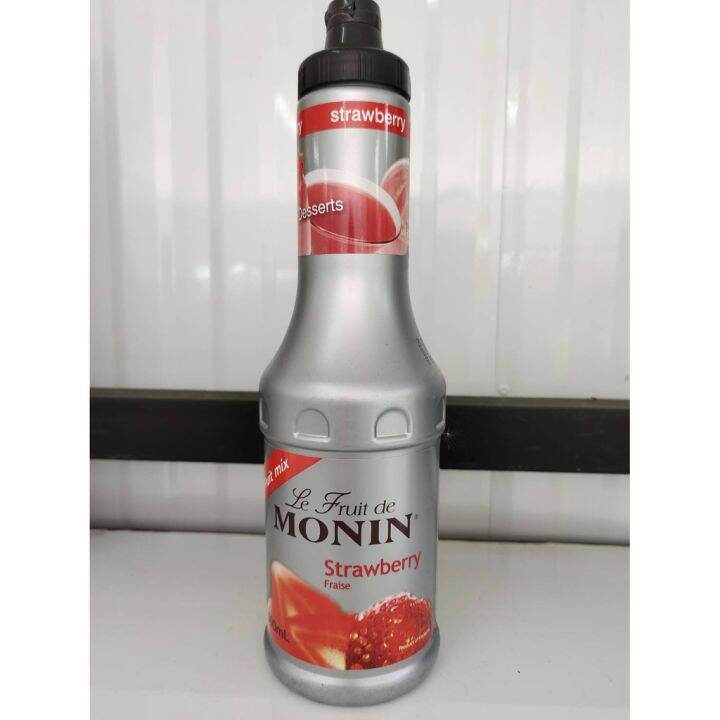 โมนิน เพียวเร่ Strawberry 500 ml. (Monin Puree Strawberry 500 ml ...