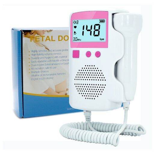 Home Use Ultrasound Foetale Doppler Detector for Baby Fetal Rate ...