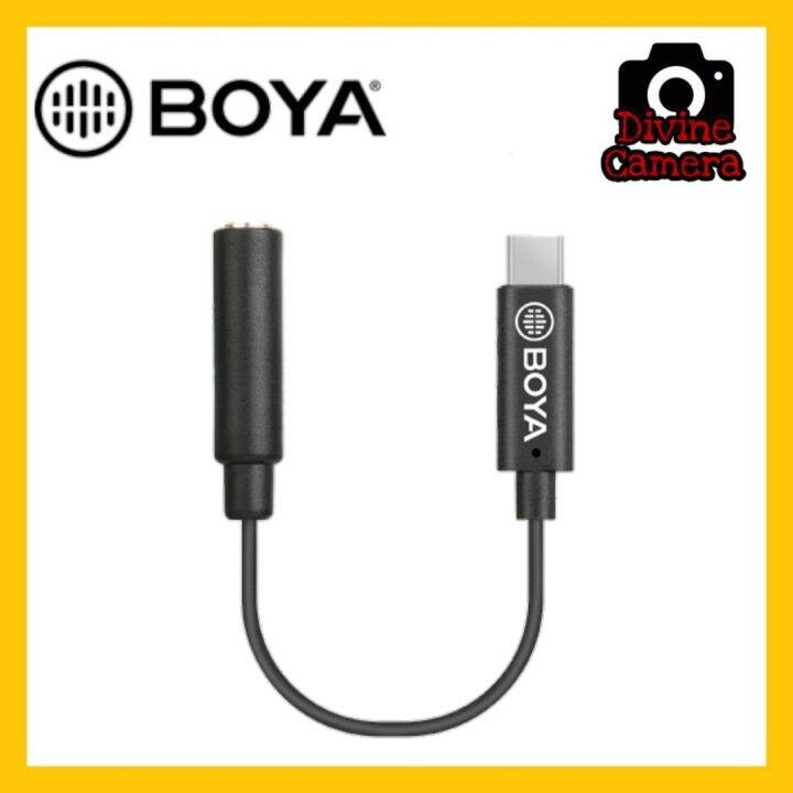 BOYA BY-K4 3.5mm TRS (Female) to Type-C (Male) Audio Adapter Cable | Lazada