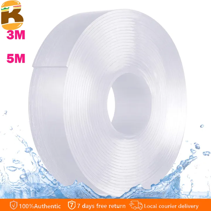 Original Nano Double Sided Tape Transparent Self Adhesive Tapes Traceless Was reusable adhesives ...