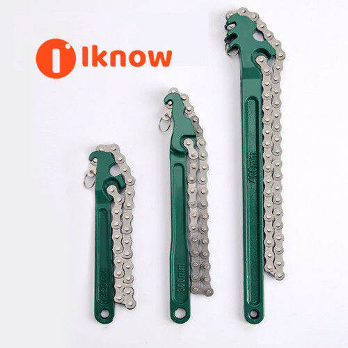 Adjustable chain clamp pipe clamp oil filter chain wrench multi tool ...